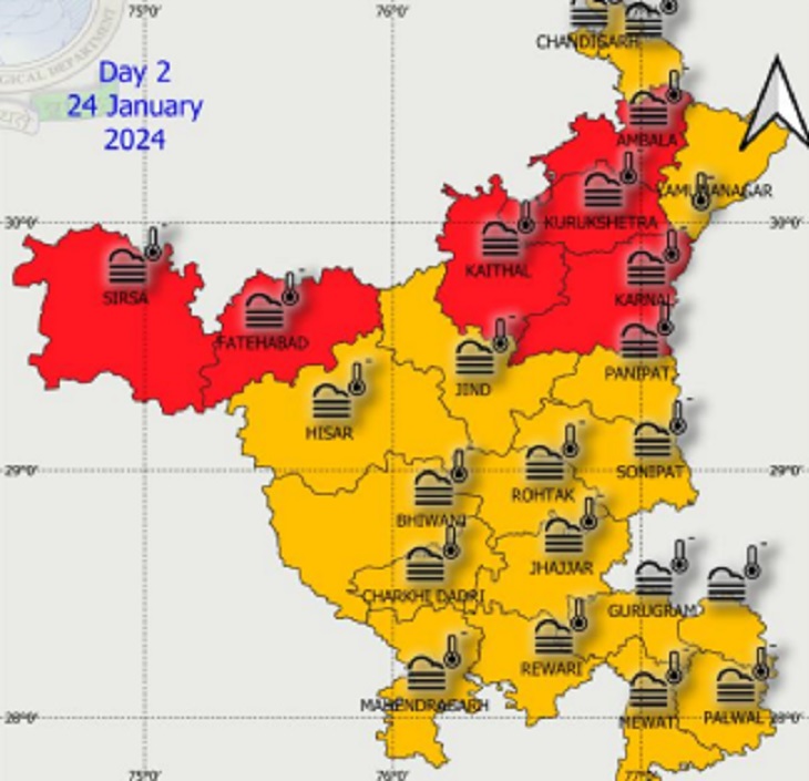 Haryana Weather Alert Ambala Panchkula Kurukshetra Kaithal Karnal ...