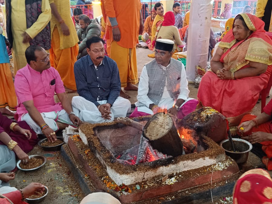 Hariharatak Mahayagya going on in Durgadham Ashoka Garden ends ...