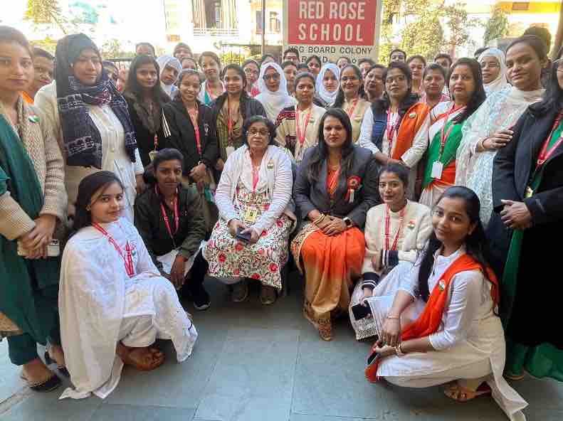 75th Republic Day celebrated with pomp at Redrose School Karond ...