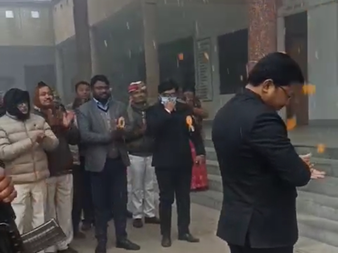 Republic Day celebrated with great pomp in Muhammadabad Gohna