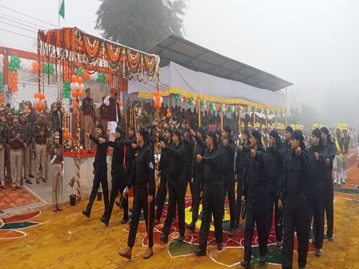 Republic Day celebrated in Mathura | मथुरा में रही गणतंत्र दिवस की धूम ...