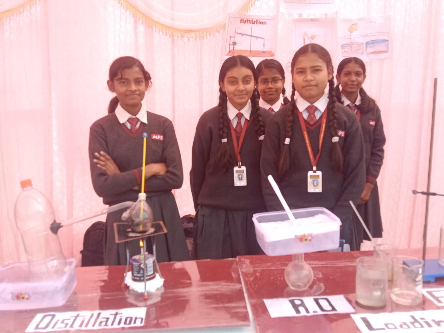 60 stalls in the science exhibition displayed more than 150 models ...