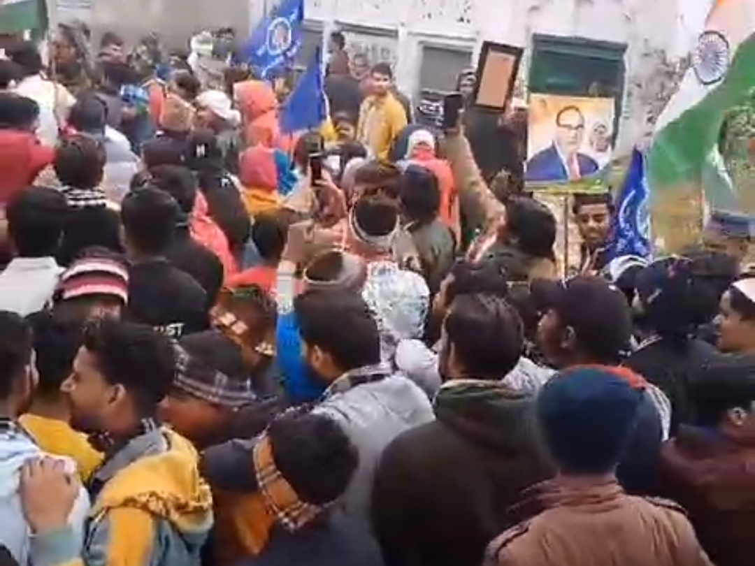 Allegation of insulting the saffron flag and raising objectionable ...