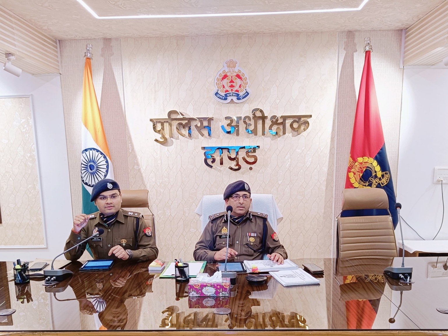 Hapur police remain alert regarding Lok Sabha elections | लोकसभा चुनाव ...