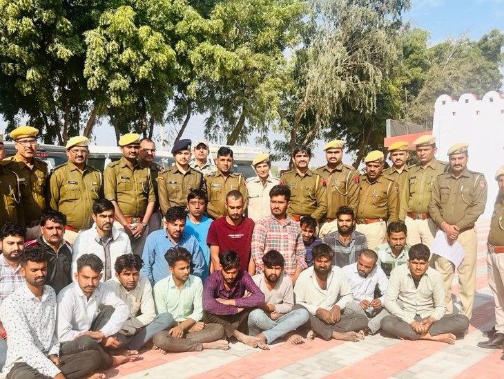Once again Bikaner police strictness on miscreants | एक बार फिर बदमाशों ...