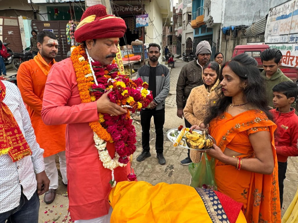 Shri Ram Pag Yatra reached Prayag from Kashi, welcomed