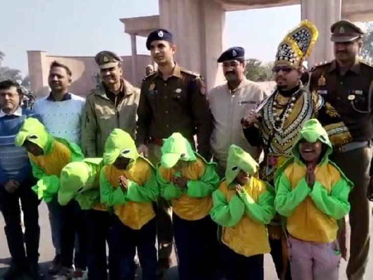 Traffic police came on the road regarding 'Yamraj'