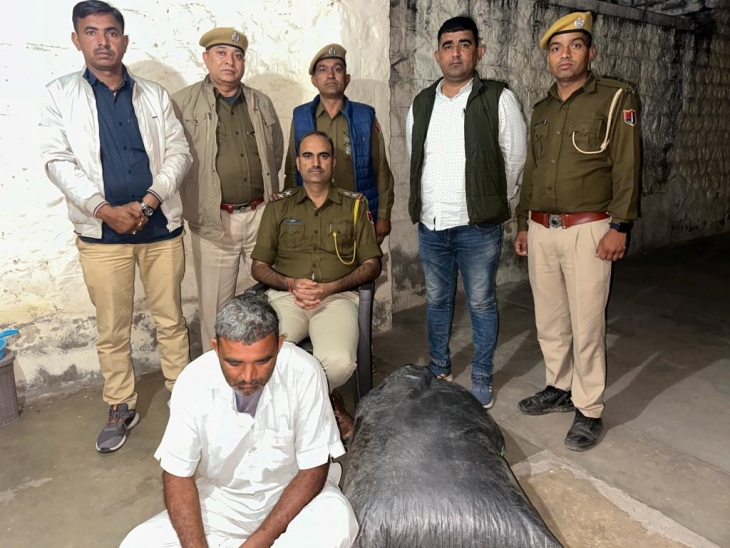 Doda-poppy smuggler caught by police from home | डोडा-पोस्त तस्कर को ...