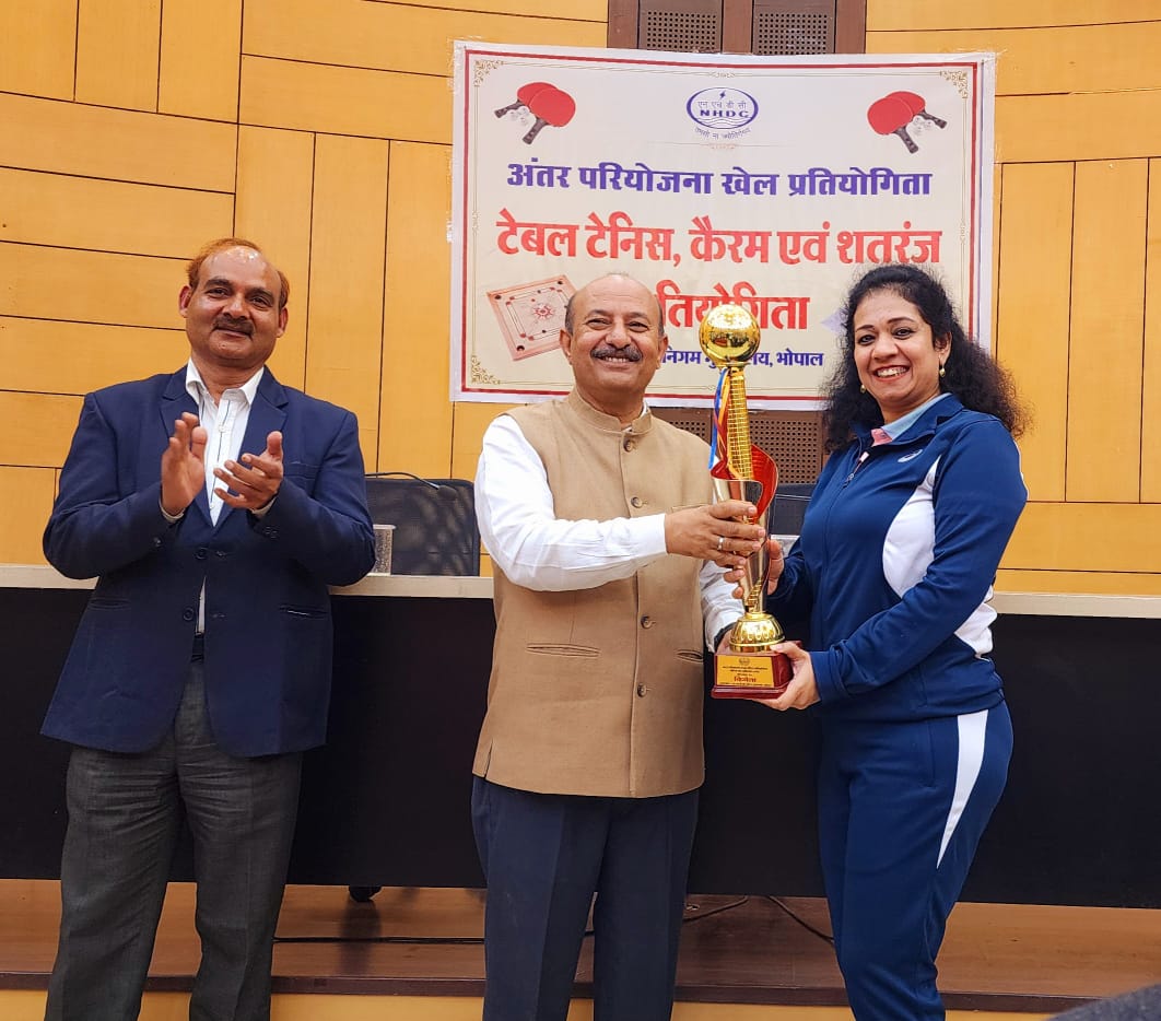 Indira Sagar Power Station team winner in table tennis, runner up in ...