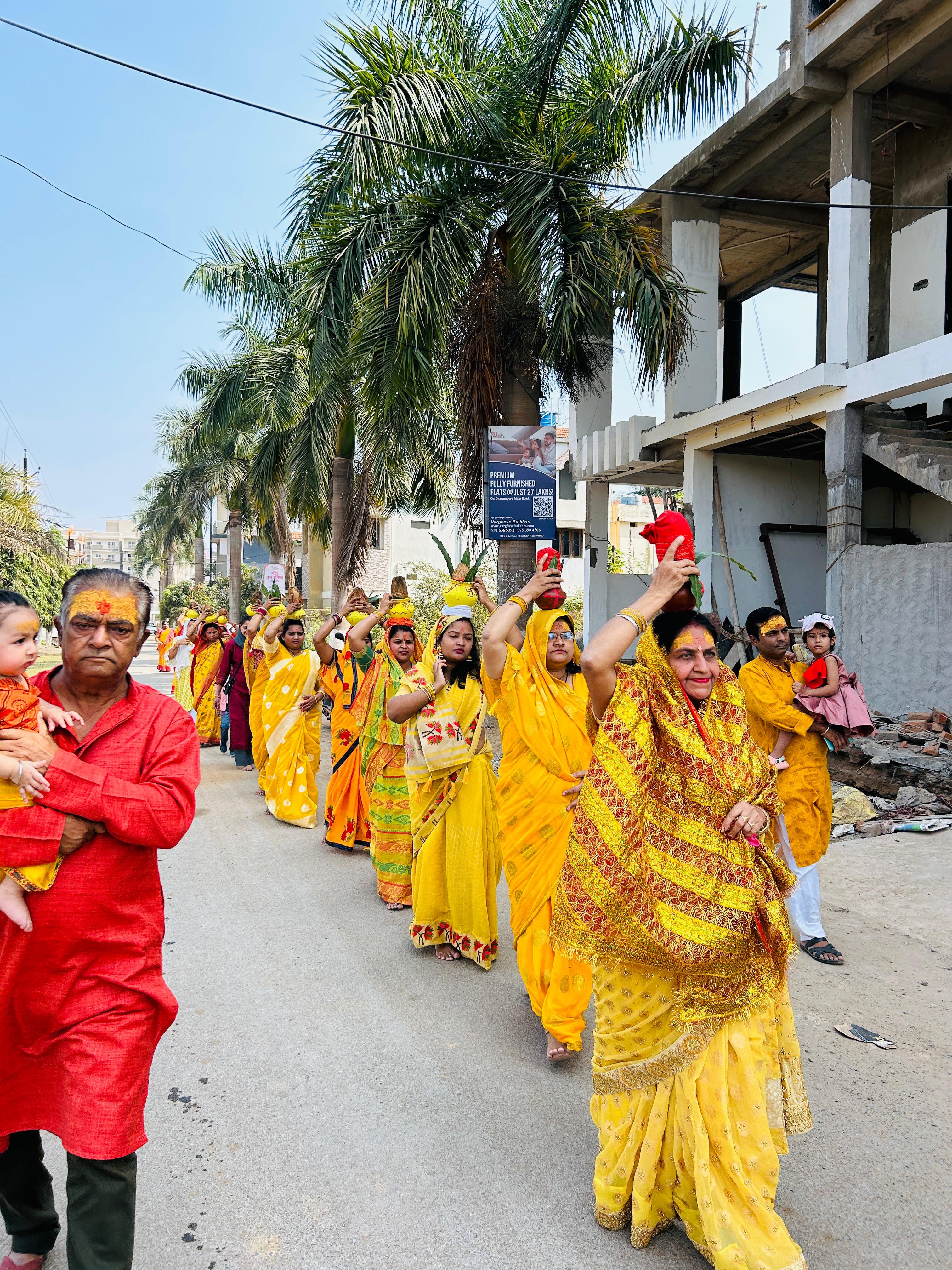 Consecration of Shiva temple starts with Kalash Yatra, ends on 14th ...