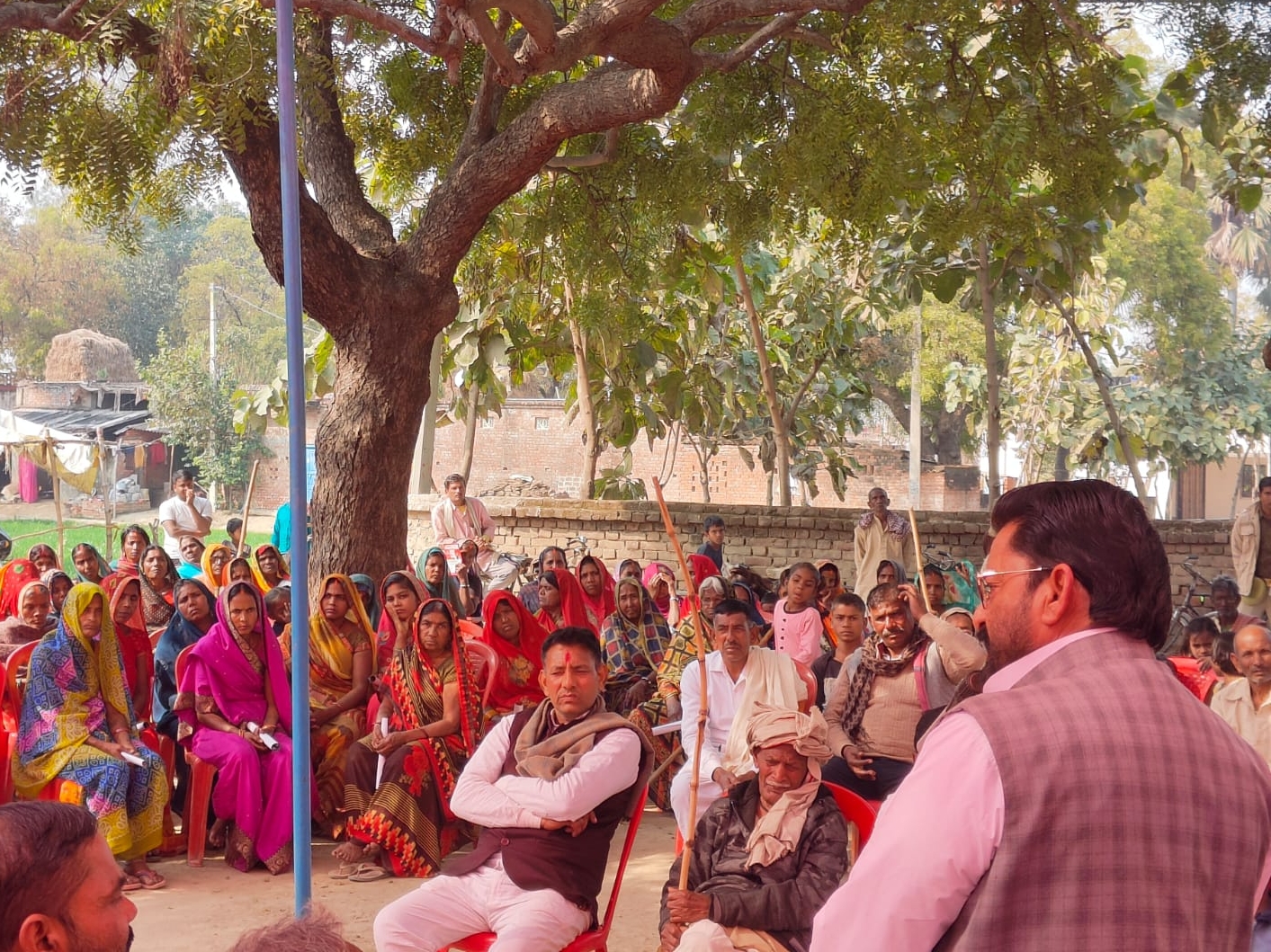 SP organized Janpanchayat of PDA in Ghazipur