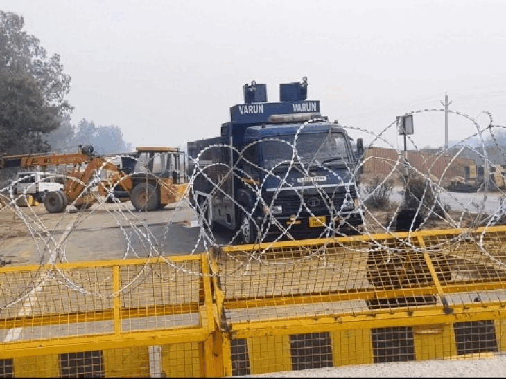 Hansi Hisar Farmers Protest Delhi Cooch Mayyar National Highway One Way ...