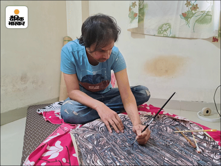 Indore Fluid Digital Artist Anmol Mathur Struggle Story | Indore News