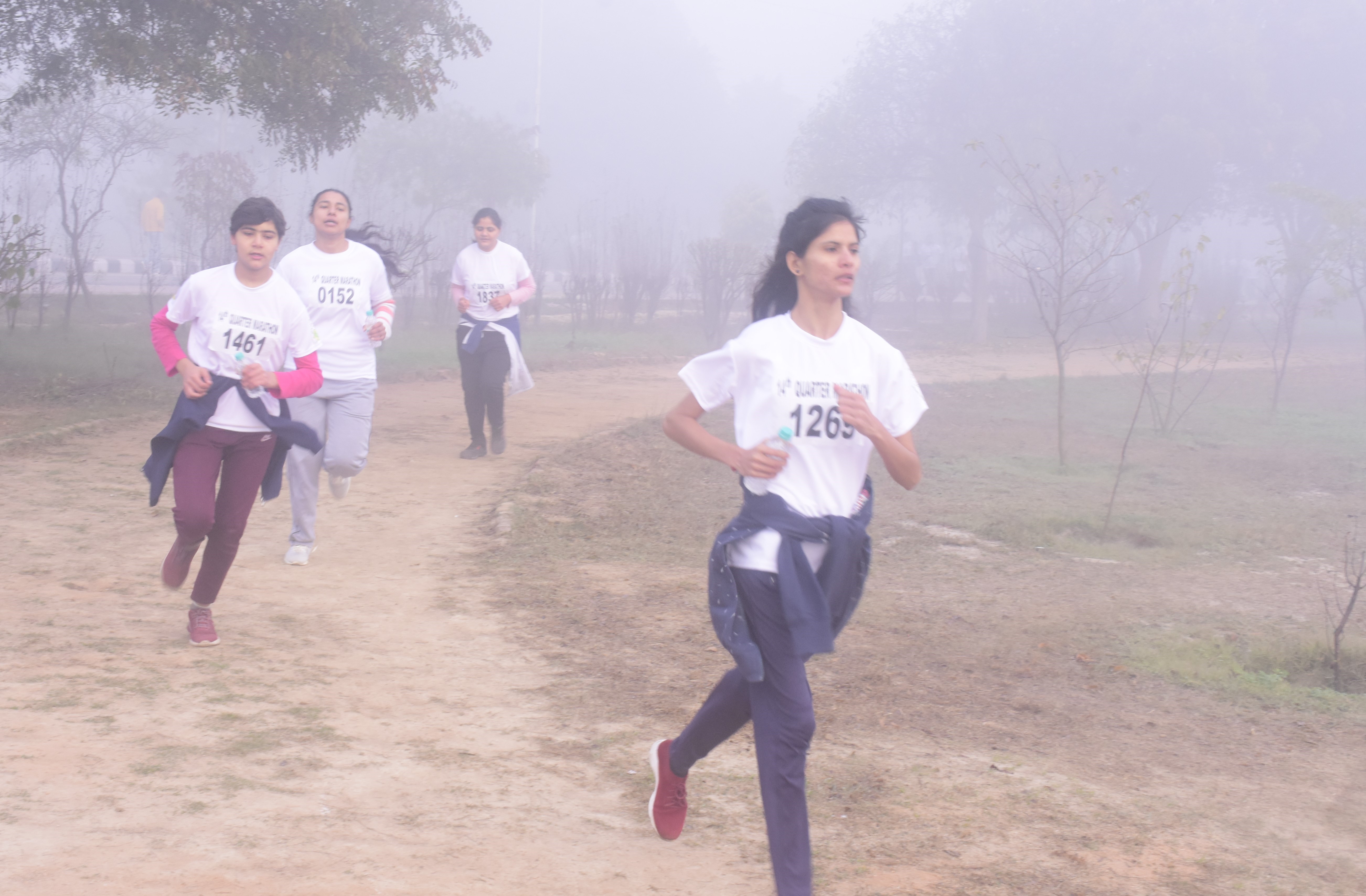 Kunal and Mamta won the quarter marathon of Chhotu Ram University ...