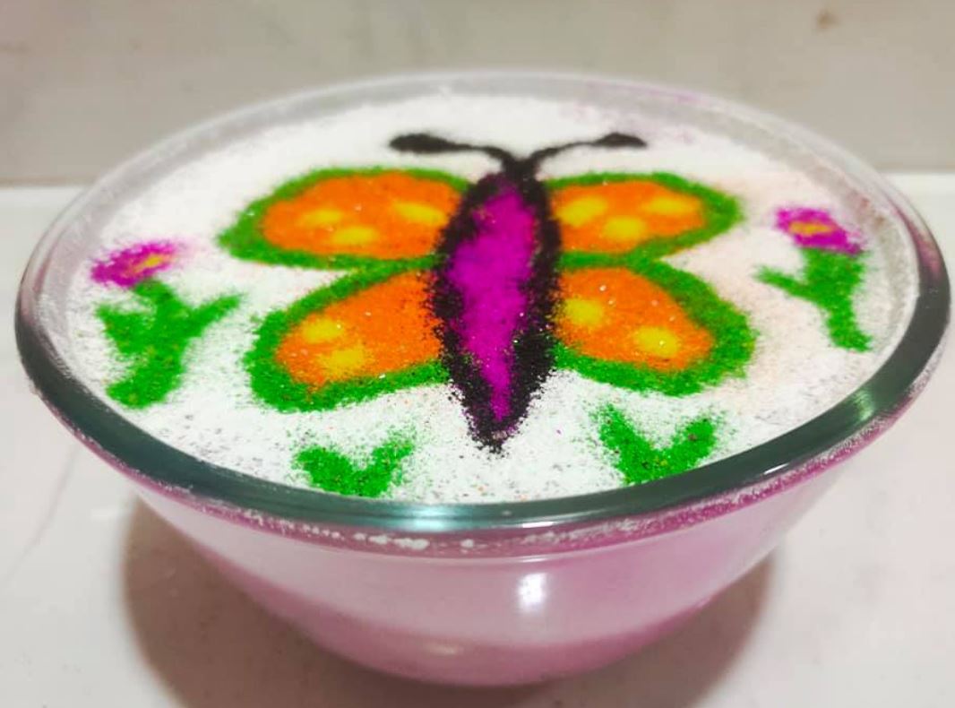 Meet India's fastest rangoli artist Rahul Swami, who is making rangoli ...
