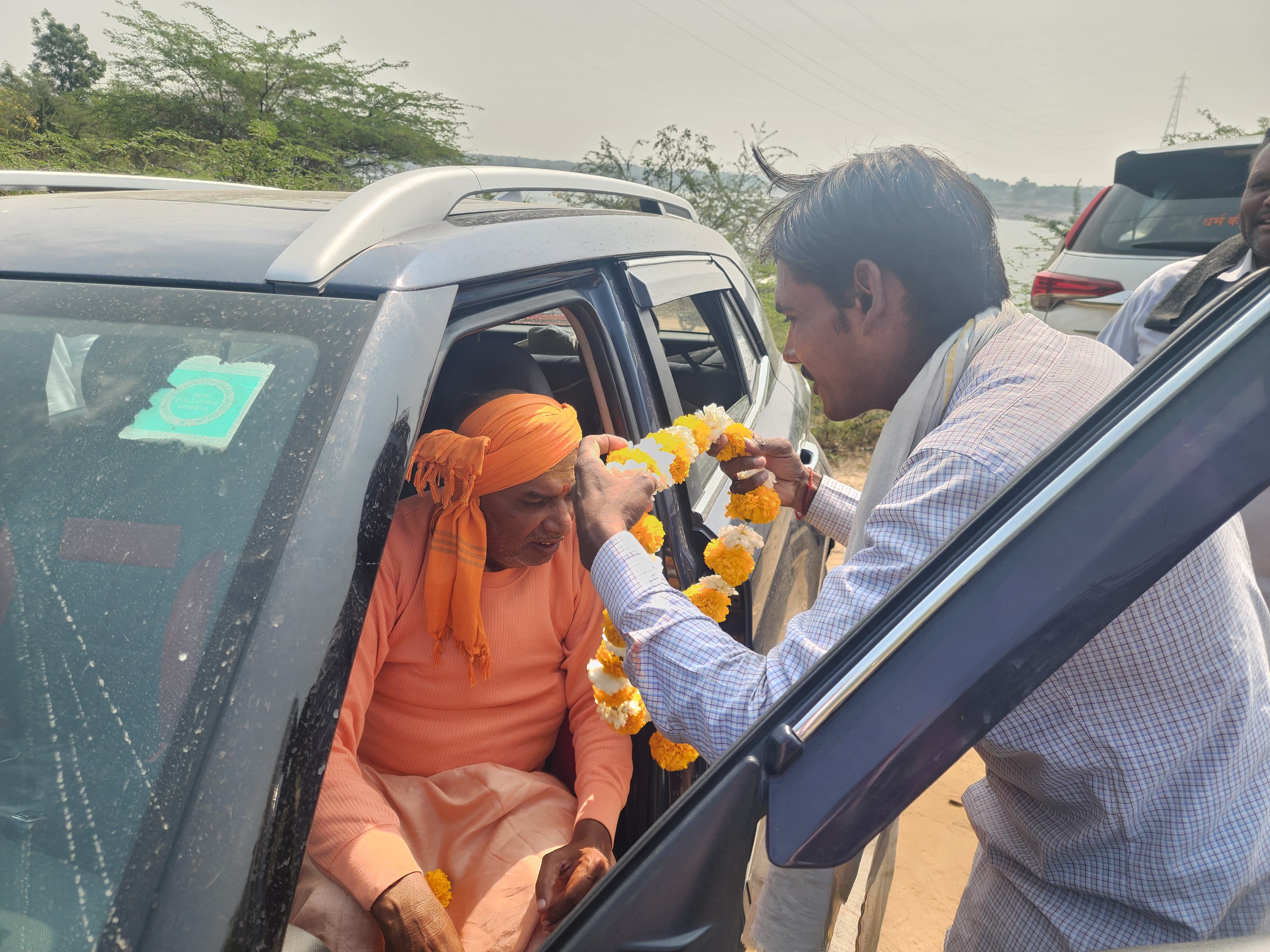 Shankaracharya Bhakta Mandal celebrated the opening day of Narmada in ...