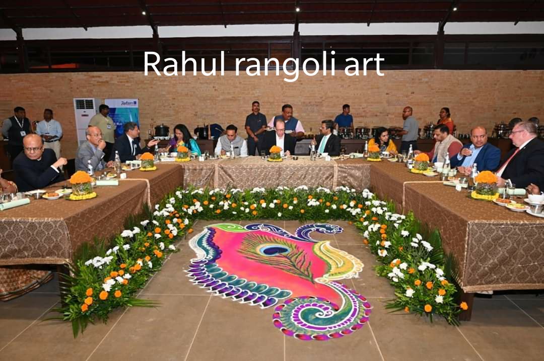 Meet India's fastest rangoli artist Rahul Swami, who is making rangoli ...