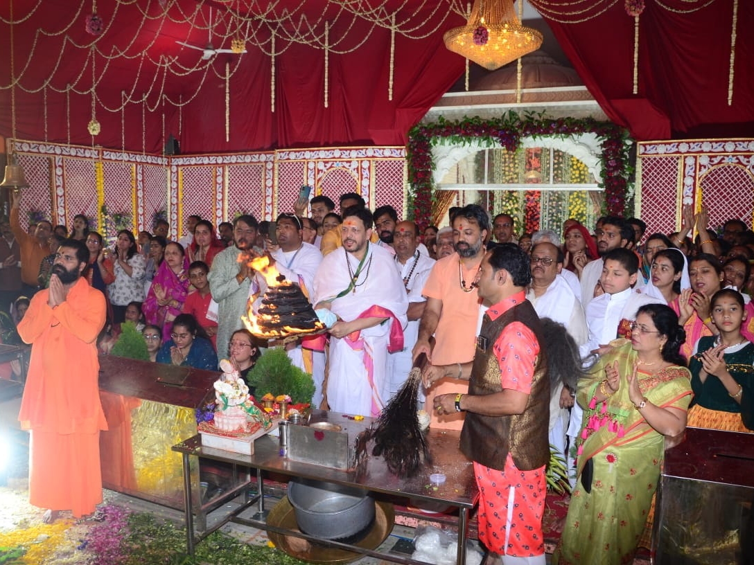 Completion of Lalitamba Maha Yagna at Vidyadham in Indore
