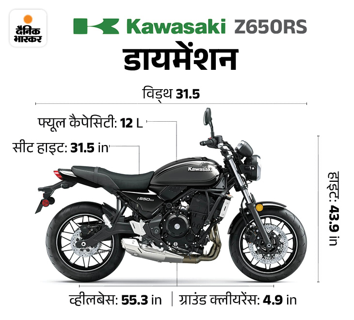 Kawasaki Z650RS launched in Indian market | कावासाकी Z650RS इंडियन मार्केट में लॉन्च: रेट्रो ...