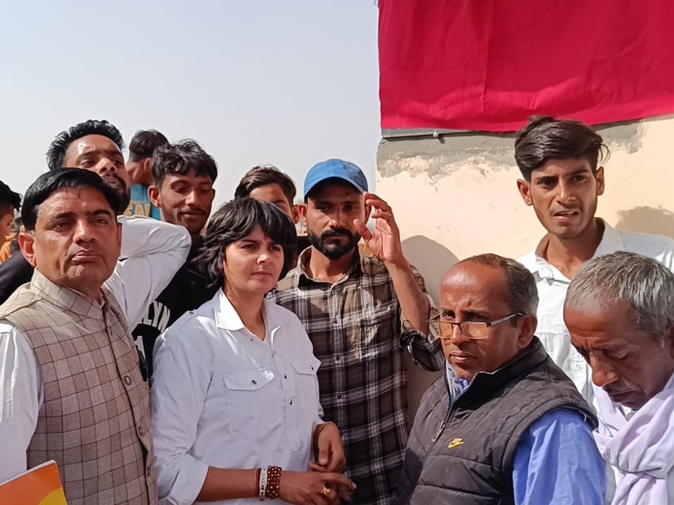 Establishment of Thakur Ji Temple and foundation stone of Pyau. | ठाकुर ...