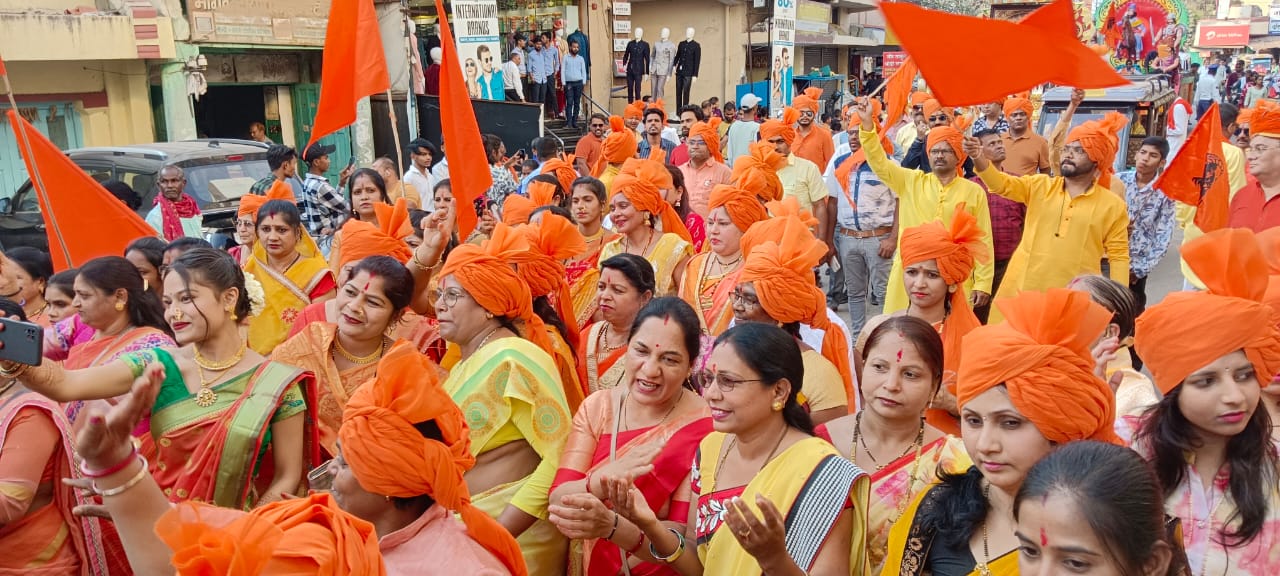 Hindu Shaurya Yatra taken out on the birth anniversary of Chhatrapati ...