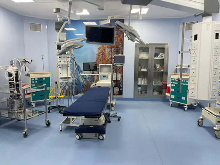 Country's first Aims container hospital built in Rajkot | राजकोट में ...