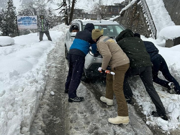 Heavy snowfall Himachal weather forecast Shimla Manali Rohtang Atul ...