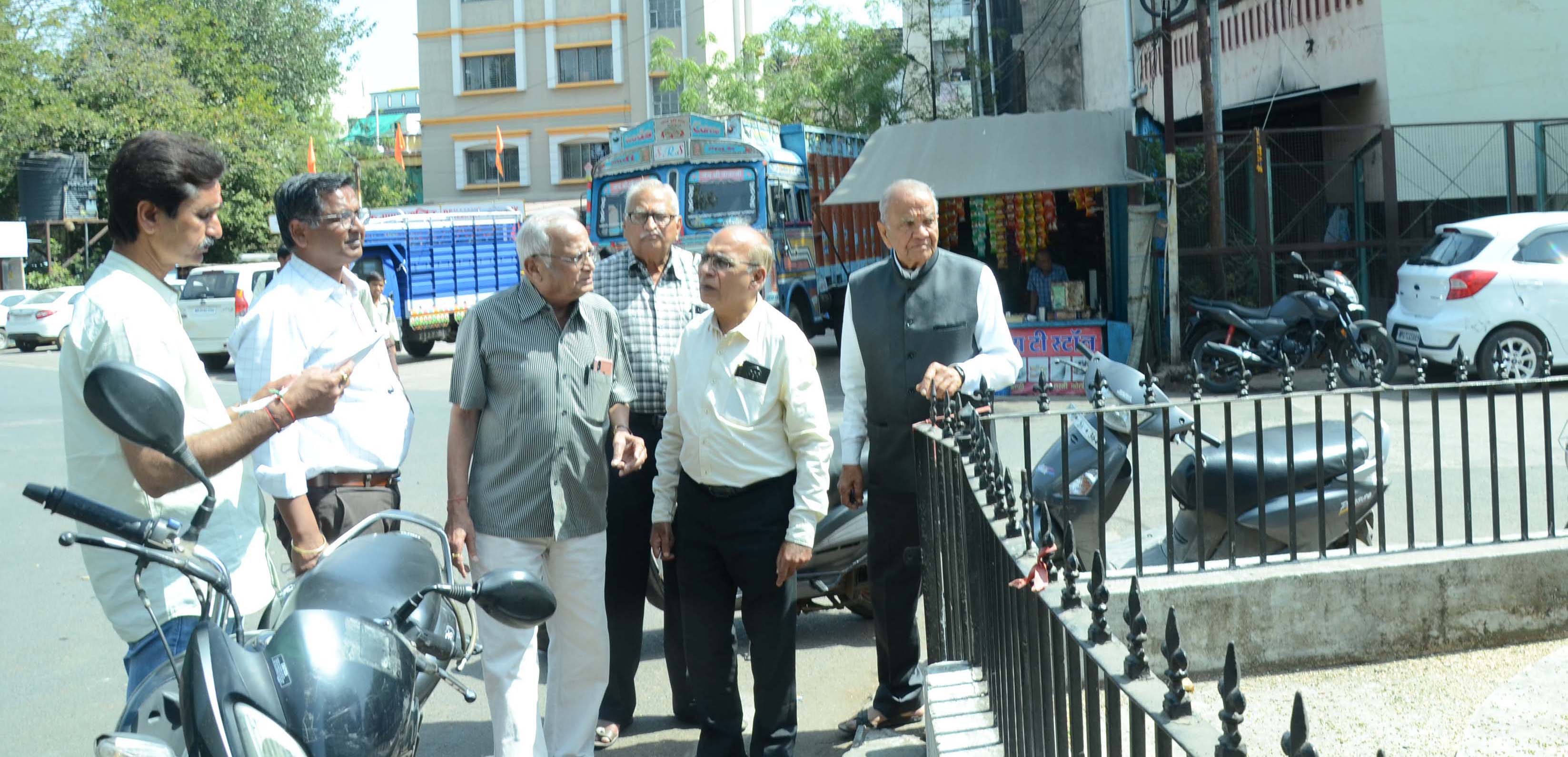 The shape of Kirti Stambh will be installed on the rotary at Siddhi ...