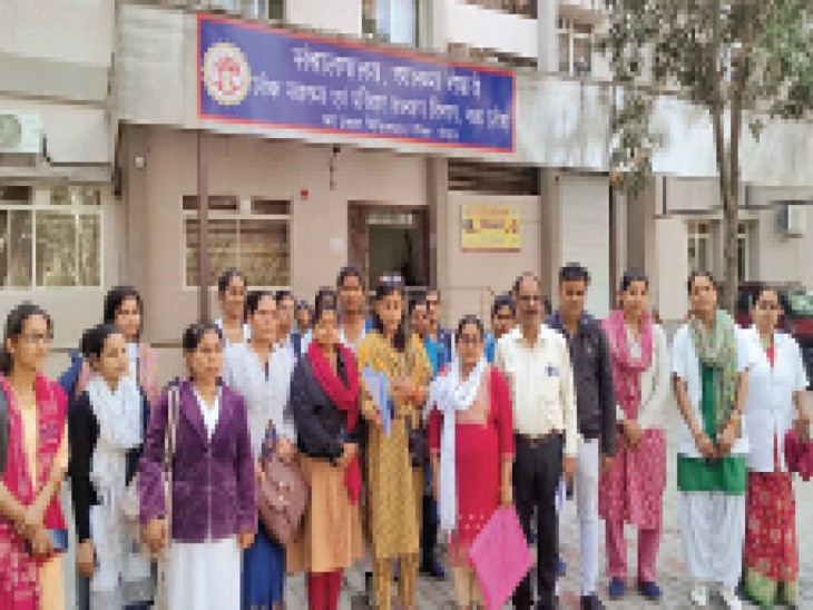 The Board allotted the same district in which the contractual employees ...