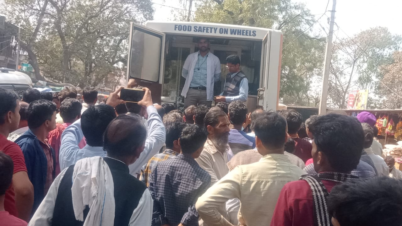 The team took samples from two shops in Garhi and three shops in ...