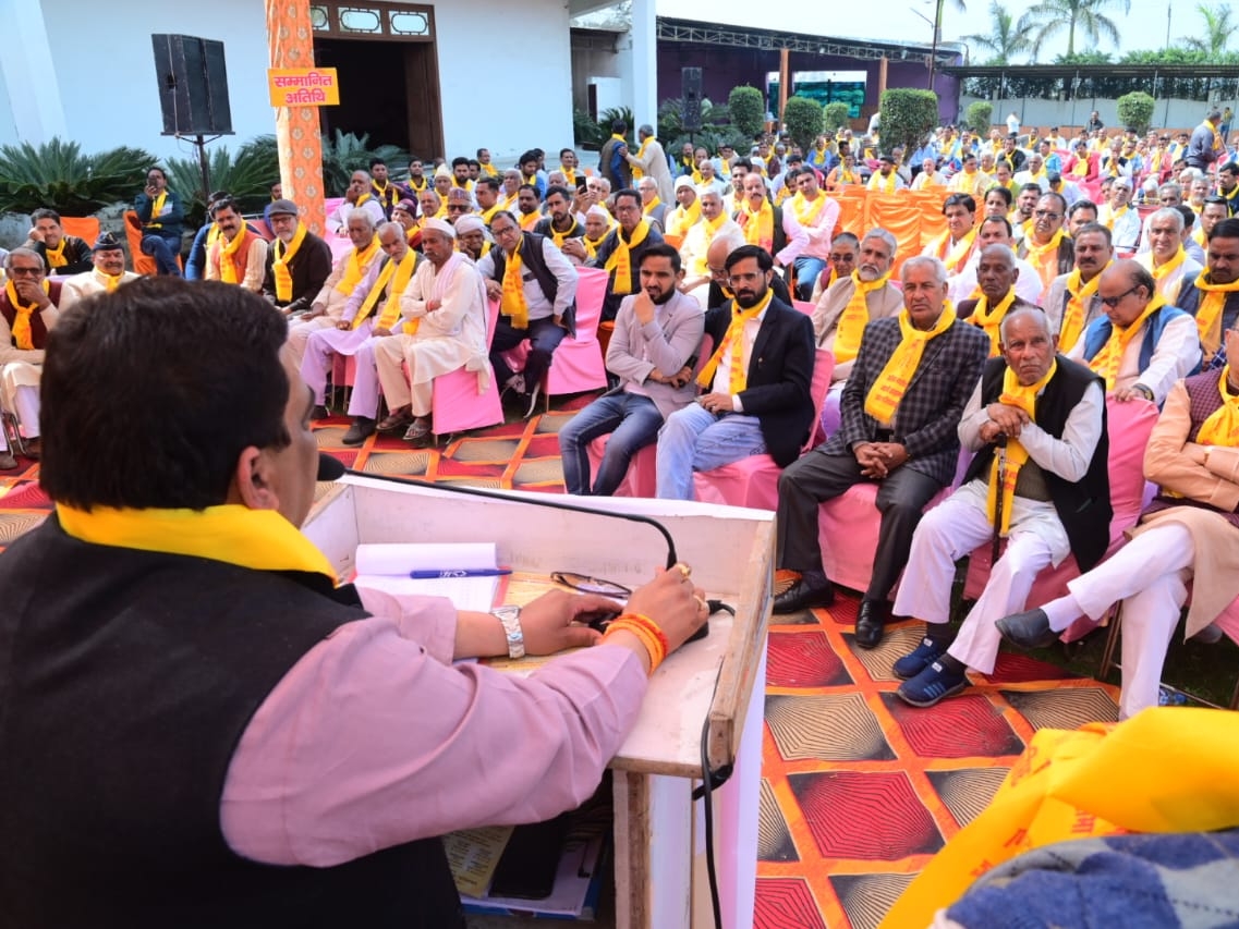 All India Tyagi-Brahmin Sabha organized the felicitation ceremony ...