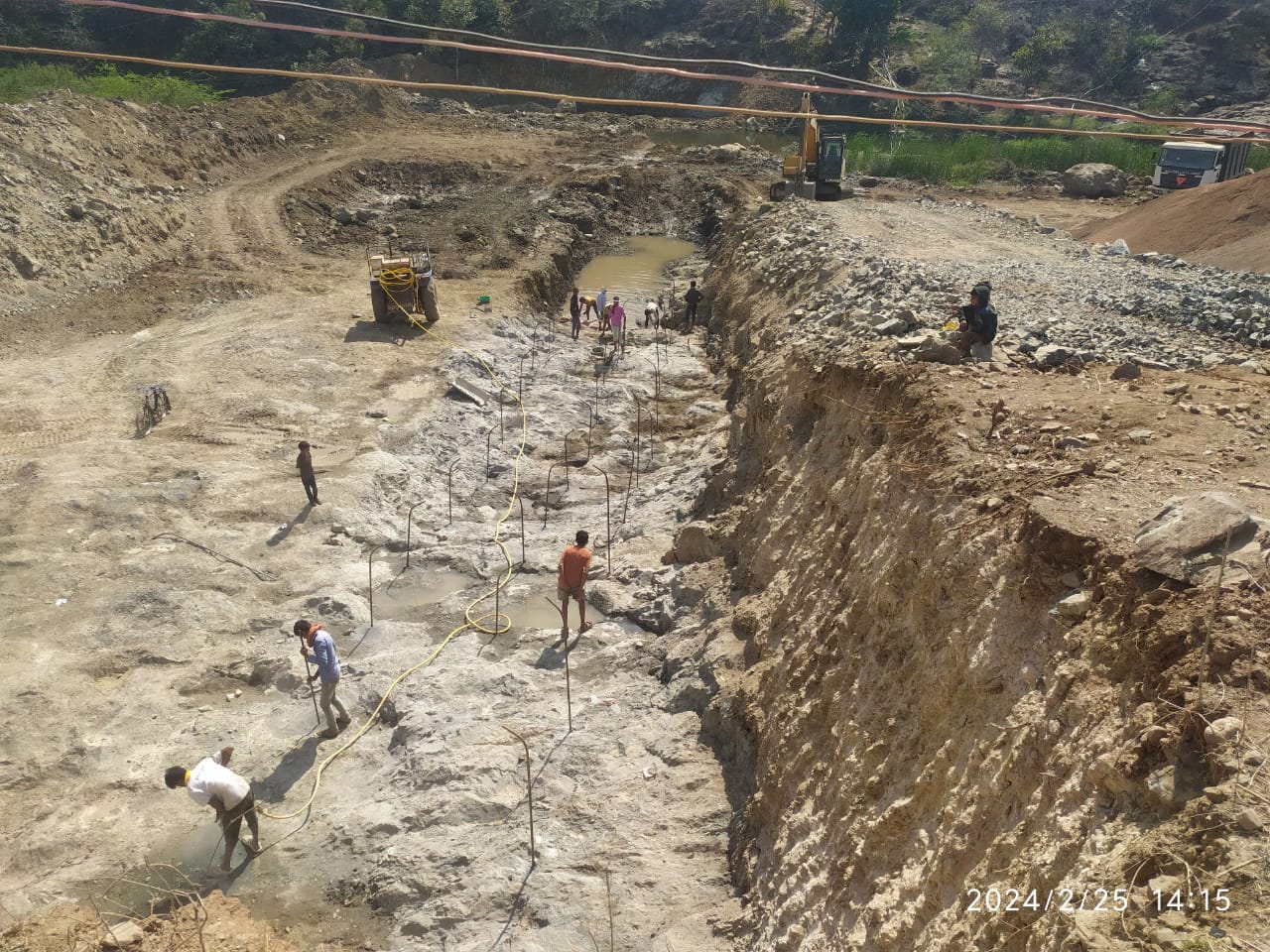 Construction of barrage started in Baghani river at a cost of Rs 4.5 ...