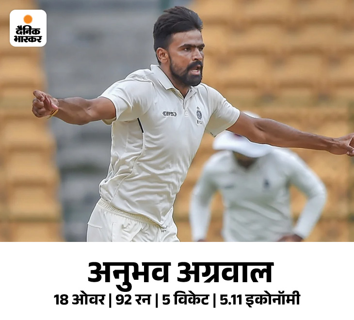 Ranji Trophy 2024 1st semi final Vidarbha vs Madhya Pradesh Yash Rathod ...