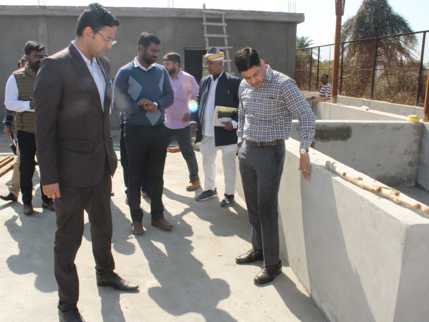 DM conducted surprise inspection of MRF center under construction ...