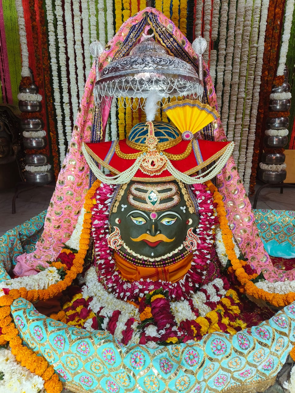 Shri Sarveshwar Mahadev dressed in Chandramouleshwar form, wearing ...