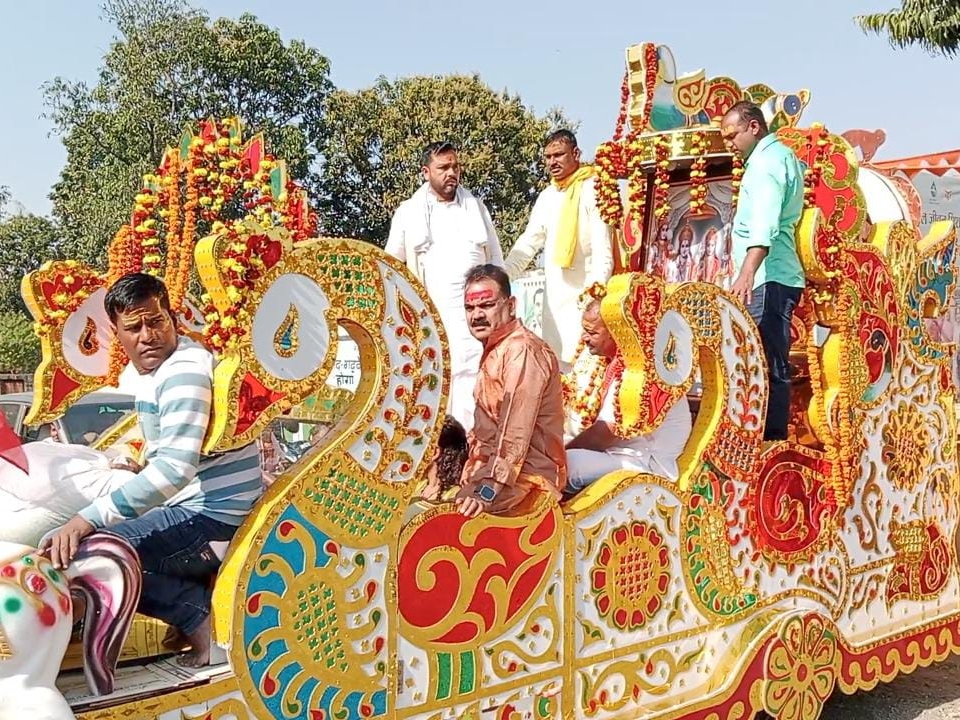 Life consecration in the newly constructed Shri Hanuman temple in ...