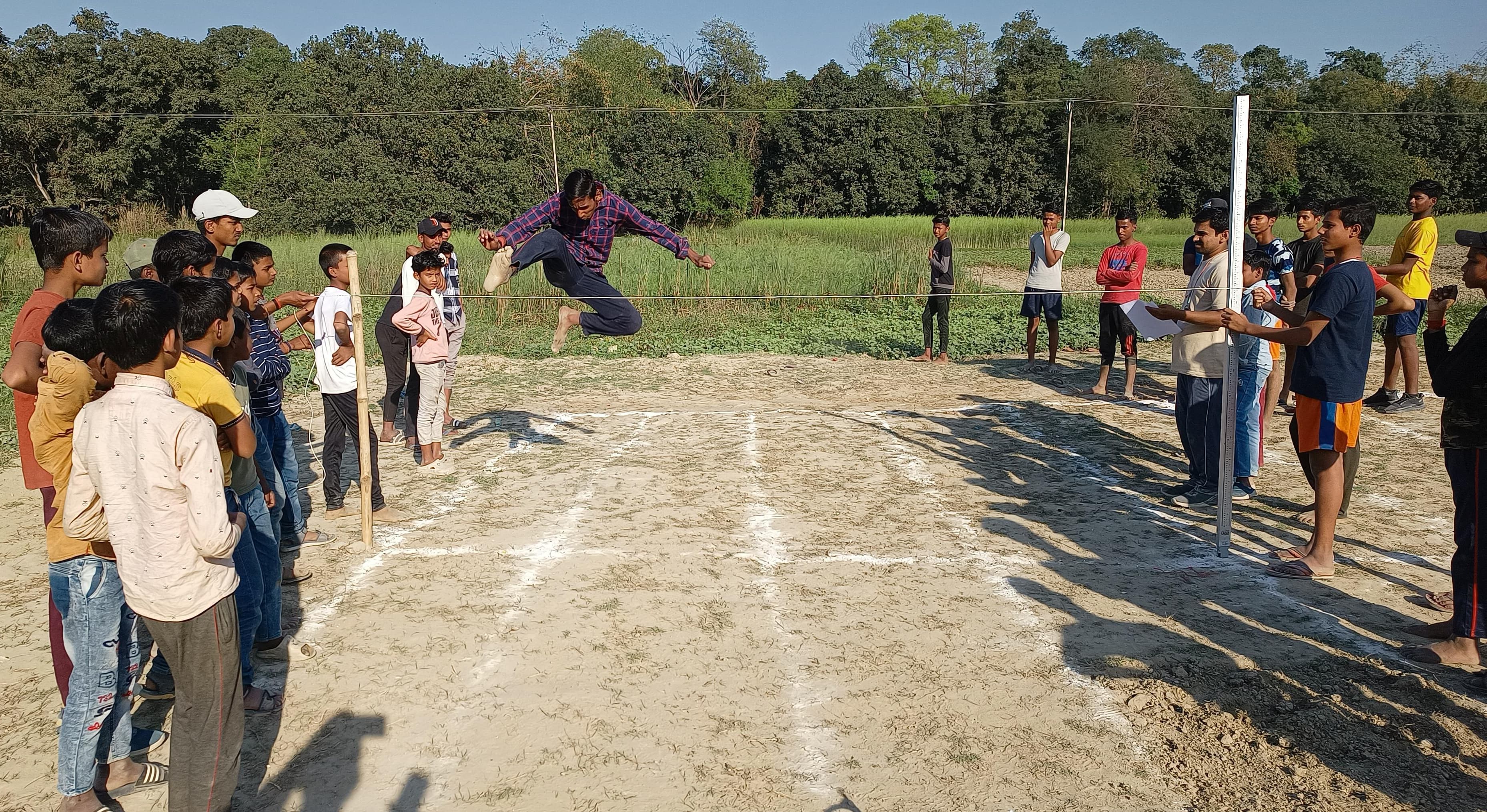 Sonu got first, Aryan got second and Alok got third place in the race ...