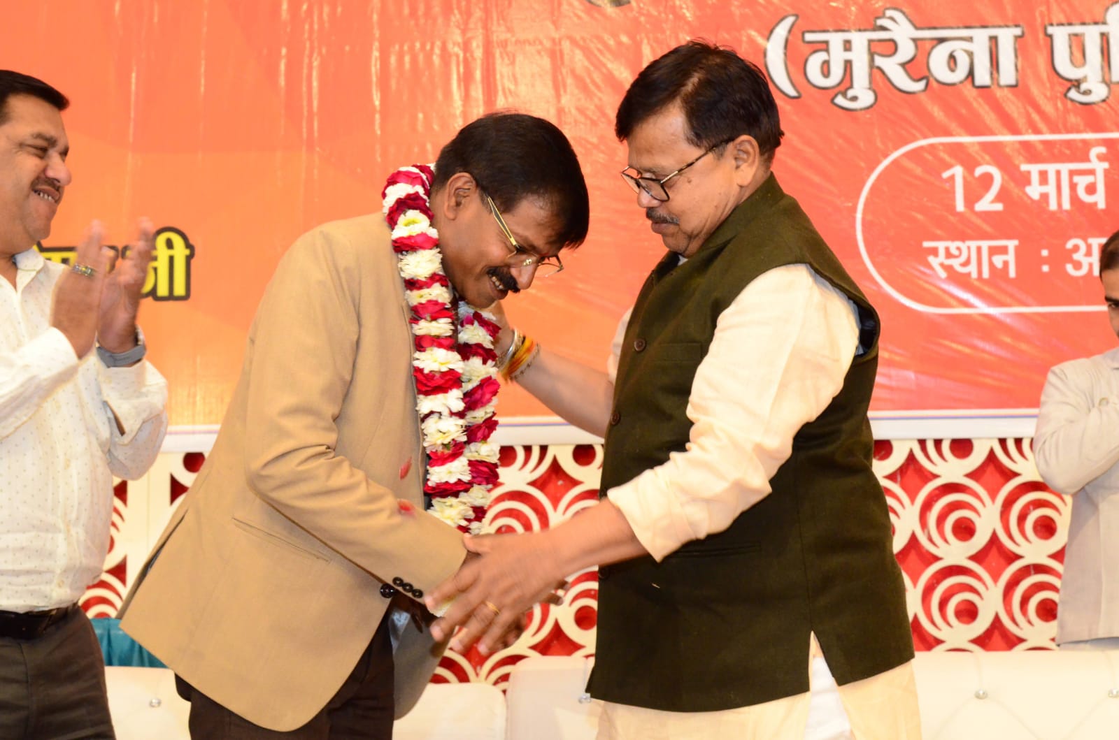 Energy Minister Praduman Tomar honored Morena Police | ऊर्जा मंत्री ...