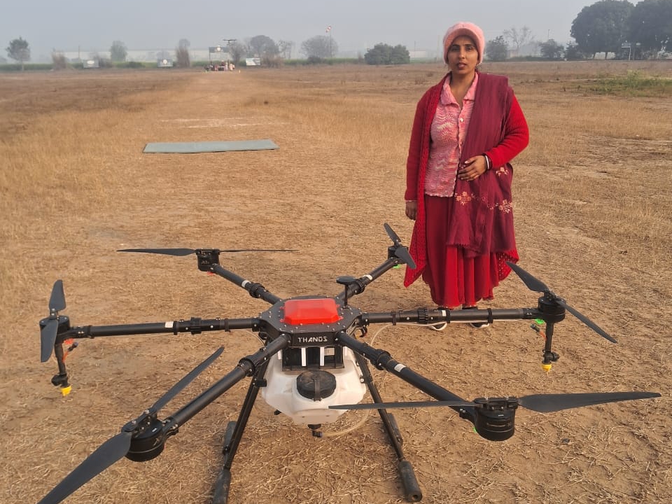 Haryana Fatehabad Prime Minister Drone Didi Sunita Bhuna Block, PM ...