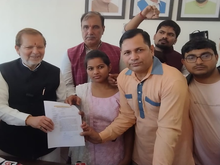 Haryana Rohtak MP Arvind Sharma support Sonipat MP Ramesh Chander ...