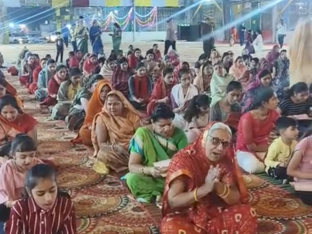 Religious programs going on day and night in Maa Ambika Ashram Balipur ...