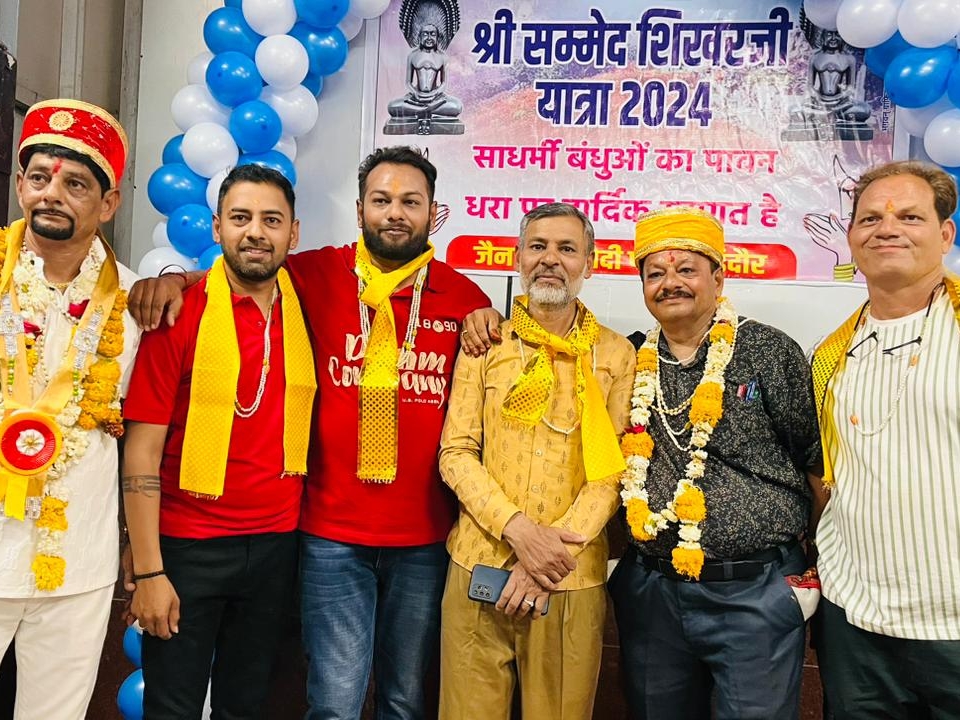 Organization of seven day Jain pilgrimage trip to Sammed Shikhar