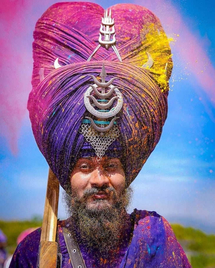 Sikh Festival Hola Mohalla ; Sikhism Festival Customs Traditions Nihang ...