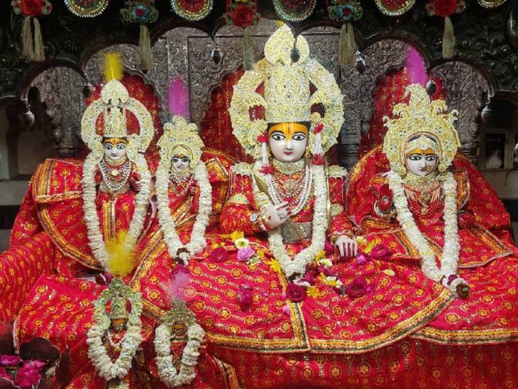 Two-day Holi celebrations at Ramlala's court.Ayodhya. Ramlala ...