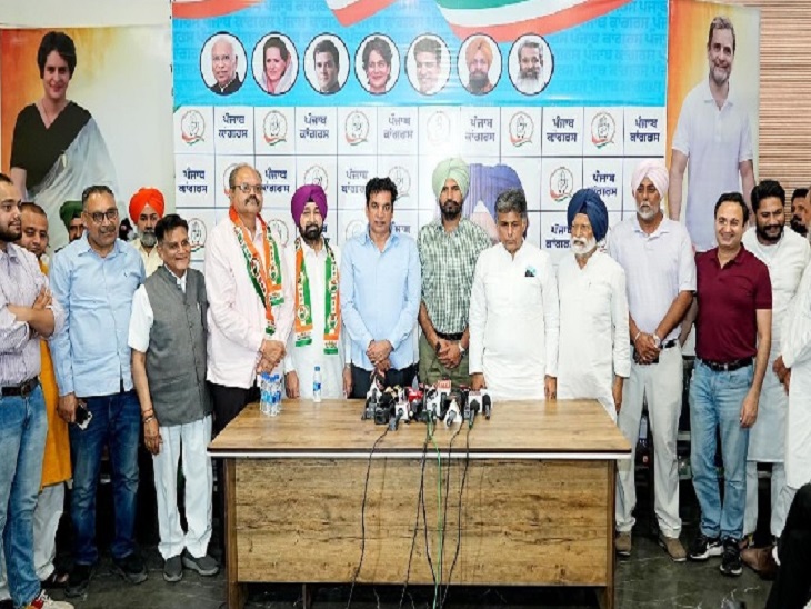 Luv Kumar Goldy and Malkit Birmi join Congress। Punjab Lok Sabha ...