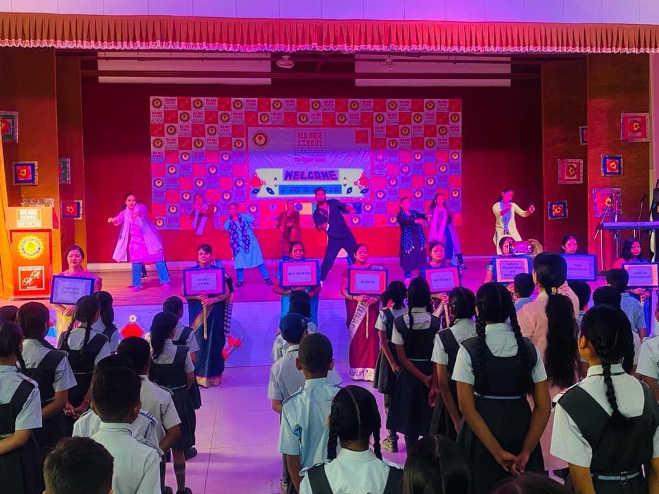 Inauguration of 2024-25 academic session at Red Rose School Lambakheda