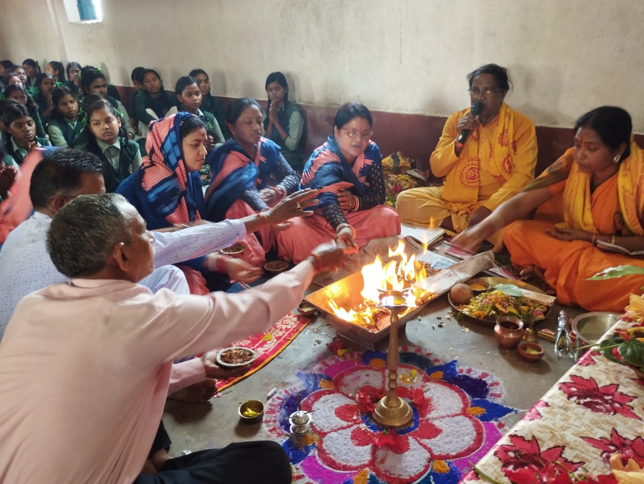 The new session of the school was inaugurated by performing Havan Puja ...