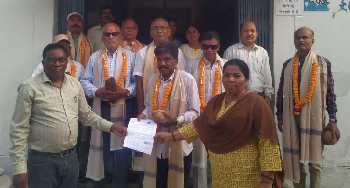 Retired teachers of Charama block were honored at the BEO office ...