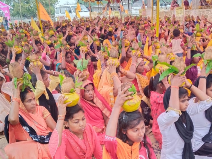 24 Kundiya National Awakening Gayatri Maha Yagya started in Babhani ...