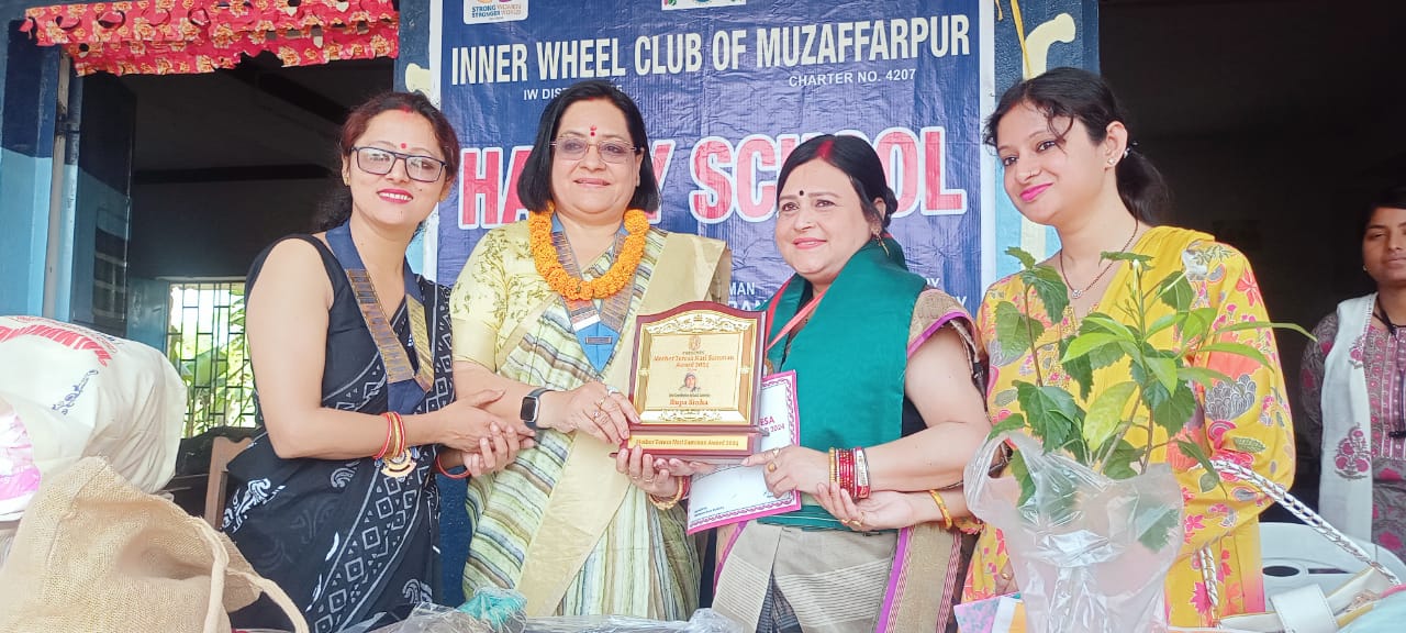 Former president of Innerwheel Club Rupa Sinha received Mother Teresa ...